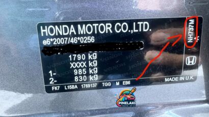 How to Find Your 10th Gen Honda Civic Paint Code (with Pictures ...